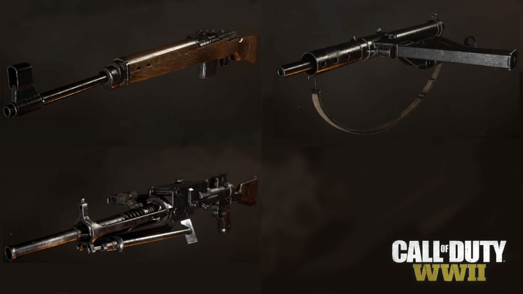 Call of Duty:WW2： 冬の追加武器 G43、ステン、汎用機関銃について