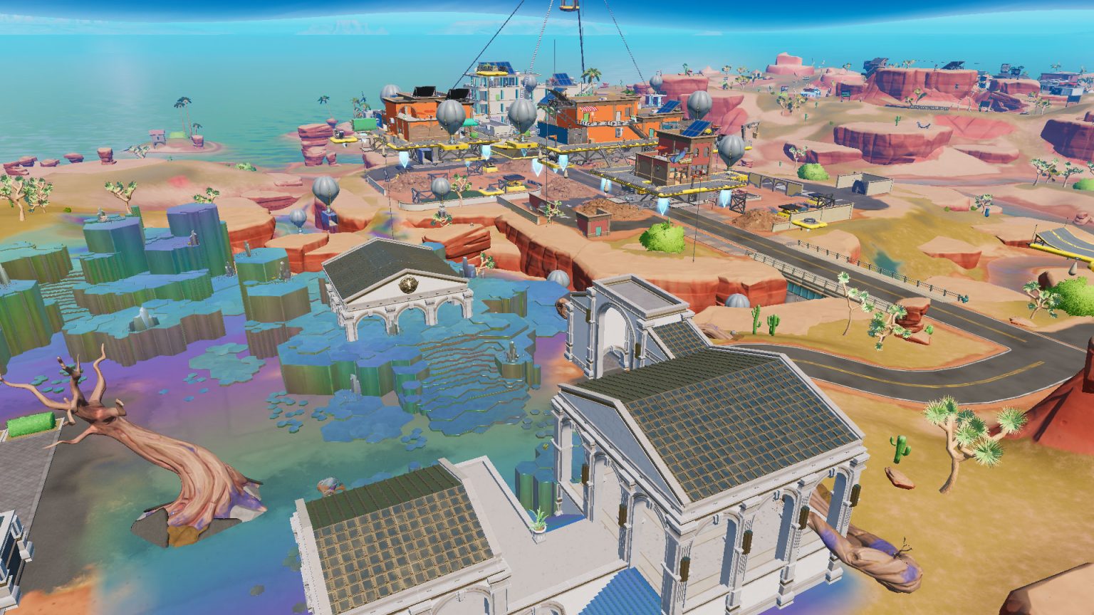 フォートナイト： チャプター3・シーズン4におけるマップ変化