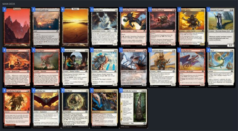 MTG：ドラフトデッキの組み方 「白赤エネルギー」編(モダンホライゾン3)